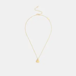 COACH Signature Heart Pendant Necklace