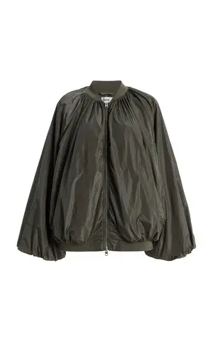 AGOLDE Raffi Nylon Bomber Jacket - Green