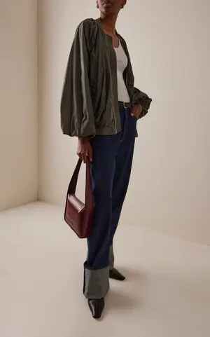 AGOLDE Raffi Nylon Bomber Jacket