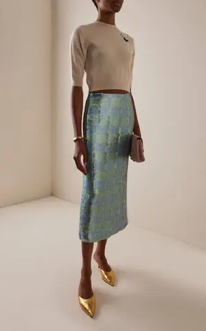 MARKARIAN Posy Floral Cashmere Sweater