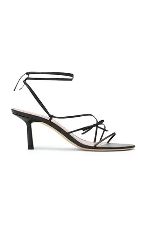 Studio Amelia Solstice 70 Leather Sandals - Black