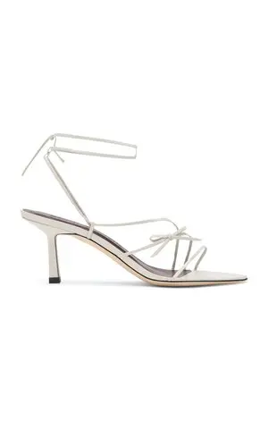 Studio Amelia Solstice 70 Leather Sandals - Light Grey