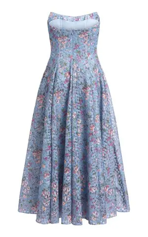 MARKARIAN Rousseau Lace Midi Dress