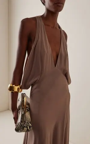 TEMILY Madame Gres Silk Gown
