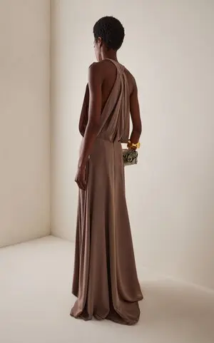 TEMILY Madame Gres Silk Gown