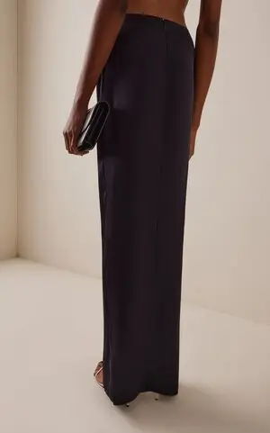 Burc Akyol Caryatid Satin Maxi Skirt