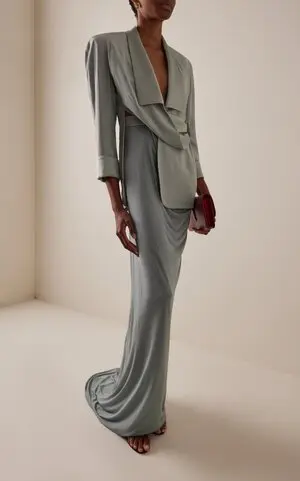 Burc Akyol Caryatid Jersey Maxi Skirt
