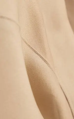 TEMILY Racer Silk Bomber Jacket
