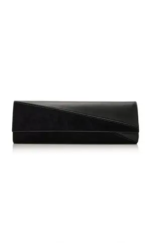 Proenza Schouler Hex Leather Clutch - Black
