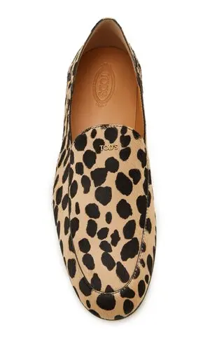TOD'S Pony-effect Leather Mules