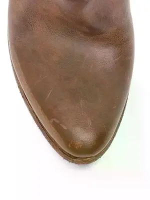 FAUZIAN JEUNESSE Embroidered Leather Boots