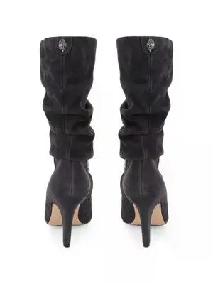 Kurt Geiger Elizabeth Slouch Boots - Grey