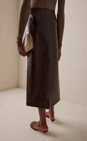 AGOLDE Hikson Recycled Leather Skirt