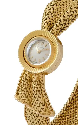 STEPHANIE WINDSOR Vintage Omega Mesh Ribbon Bangle Watch