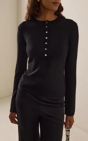THE PARK Mindy Cashmere-silk Sweater