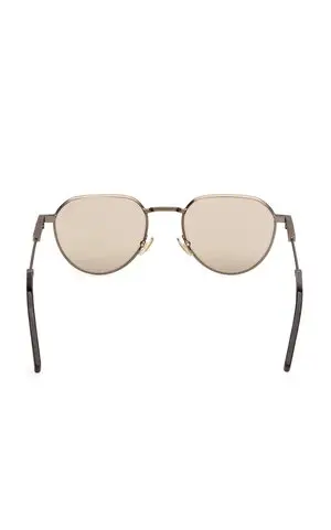 ZEGNA EYEWEAR Zegna Antique Light Gold Sunglasses