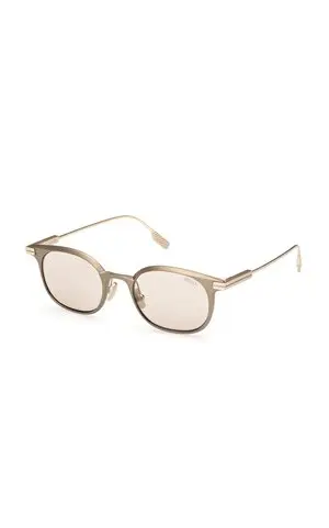 ZEGNA EYEWEAR Zegna Matte Sunglasses - Yellow