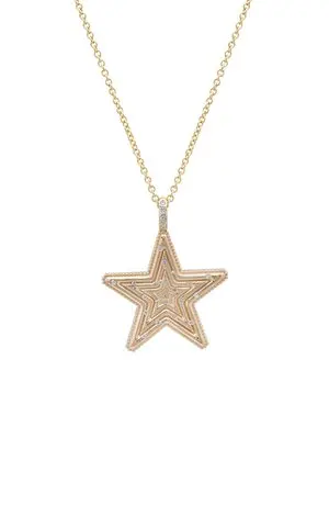 SIG WARD Mega Star Power Diamond Necklace - Gold