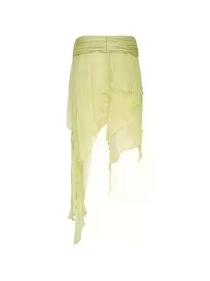 STOLEN STORES Fairy Ruffled Asymmetric Mini Skirt
