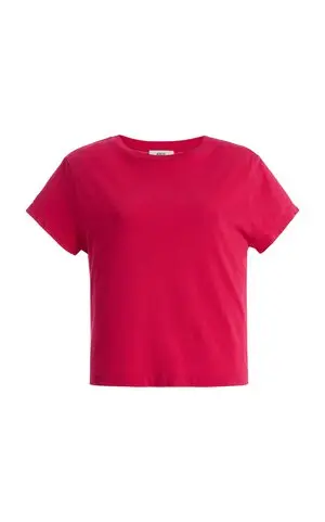 AGOLDE Adine Shrunken Tee - Pink
