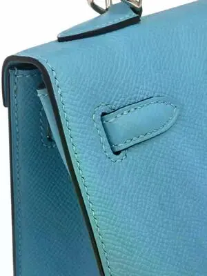 Hermès 2019 25 Kelly Sellier Tote Bag - Blue