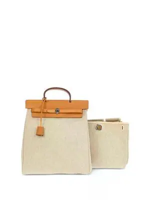 Hermès 1999 Herbag A Dos Toile H Backpack
