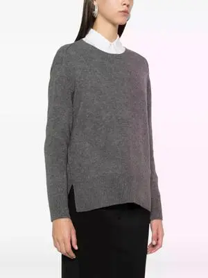 BE YOU Side-slit Cashmere Sweater