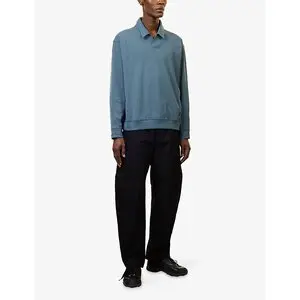 Veilance Consola Jersey Polo Sweatshirt - Neptune