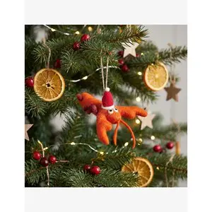 SELFRIDGES EDIT Festive Lobster Felt Christmas Decoration