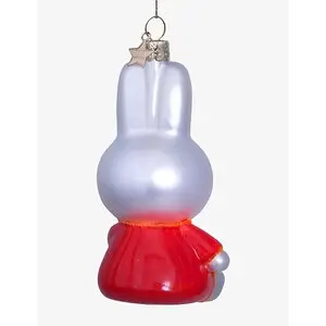 SELFRIDGES EDIT Miffy Moon Glass Christmas Decoration