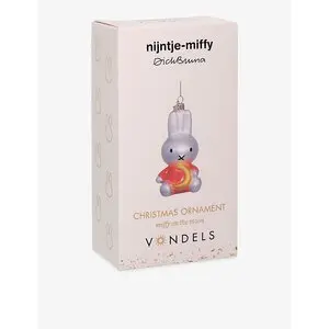 SELFRIDGES EDIT Miffy Moon Glass Christmas Decoration
