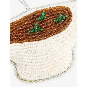 SELFRIDGES EDIT Beaded Sequin Gravy Boat Christmas Decoration
