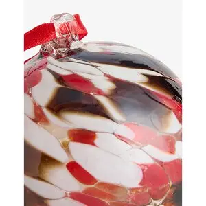 SELFRIDGES EDIT Colourful Round Bauble Glass Christmas Decoration