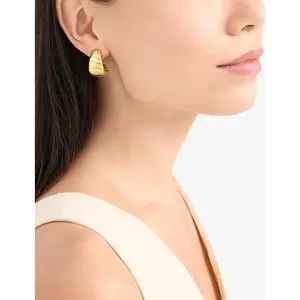 BVLGARI Tubogas 18ct Yellow- Earrings