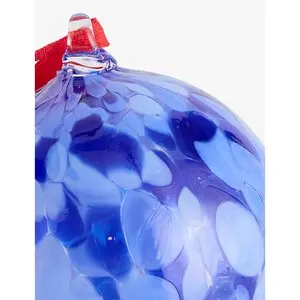 SELFRIDGES EDIT Colourful Round Bauble Glass Christmas Decoration