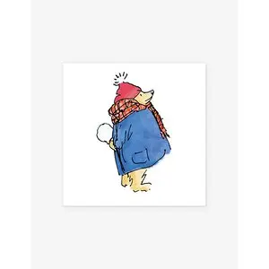 SELFRIDGES EDIT Paddington With Snowball Christmas Cards Pack Of Eight - One-color