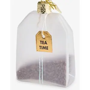 SELFRIDGES EDIT Tea Bag Christmas Decoration 7.5cm