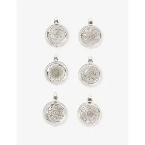 SELFRIDGES EDIT Glass Baubles Christmas Decoration Set Of Six - One-color