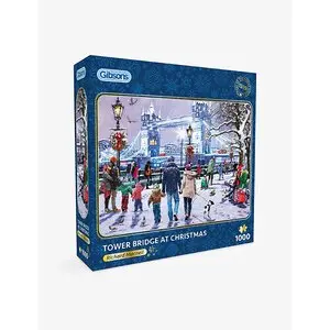 SELFRIDGES EDIT Tower Bridge At Christmas Jigsaw Puzzle - One-color