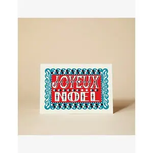SELFRIDGES EDIT Joyeux Noel Pack Of 10 Christmas Cards