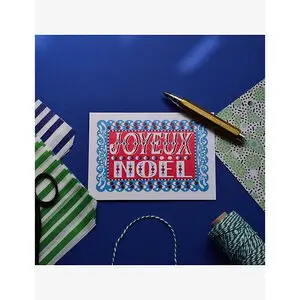 SELFRIDGES EDIT Joyeux Noel Pack Of 10 Christmas Cards