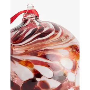SELFRIDGES EDIT Colourful Round Bauble Glass Christmas Decoration