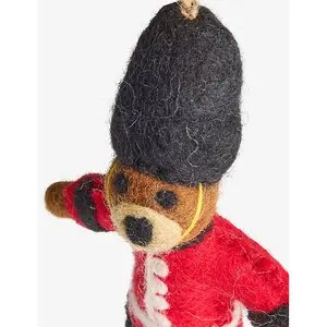 SELFRIDGES EDIT Beefeater Bear London Souvenir Felt Christmas Tree Decoration
