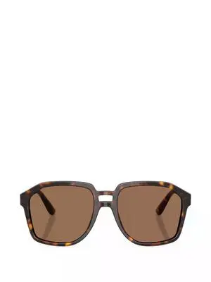 Dolce & Gabbana Tortoise-shell Pilot Sunglasses - Brown