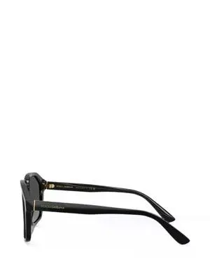 Dolce & Gabbana Double-bridge Pilot Sunglasses