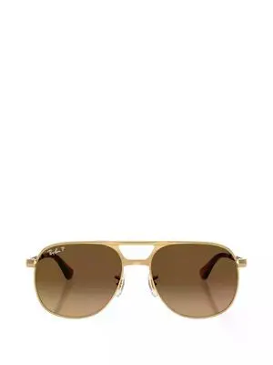 Ray-ban Bill Max Square-frame Sunglasses Gold
