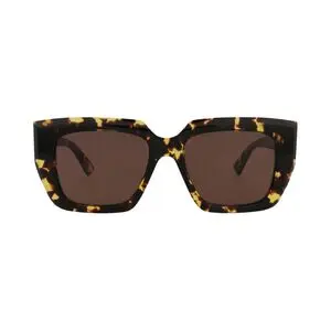 Bottega Veneta Square Sunglasses /grey - Gold