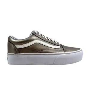 VANS Old Skool Platform 'gray Gold' Grey