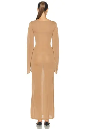 AYA MUSE Zair Dress In Tan