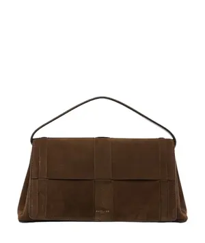 DEMELLIER Florence Small Suede Shoulder Bag - Brown